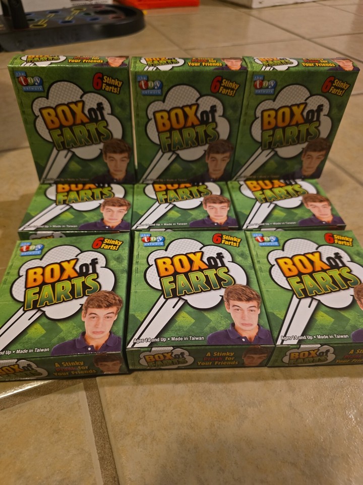 Box Of Farts Gag Prank Novelty 6 Bags Of Farts Per Box Joke Stink Bomb ...