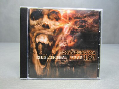 CORPORATION 187 - Subliminal Fear CD Earache Records 1999 745316100920 ...