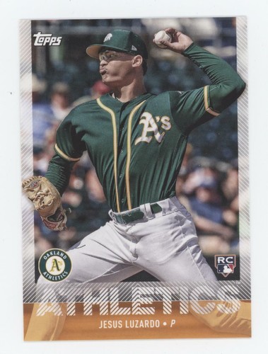 Jesus Luzardo 2020 Topps UTZ EXCLUSIVE PROMO Rookie Card #92 ATHLETICS ...