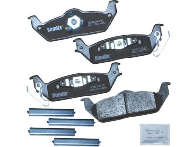 For 2004-2011 Ford F150 Brake Pad Set Rear Bendix 82289HY 2008 2007 ...