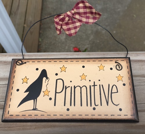 Primitive Country Wood Hanging Mini Signs - 6 different sayings | eBay