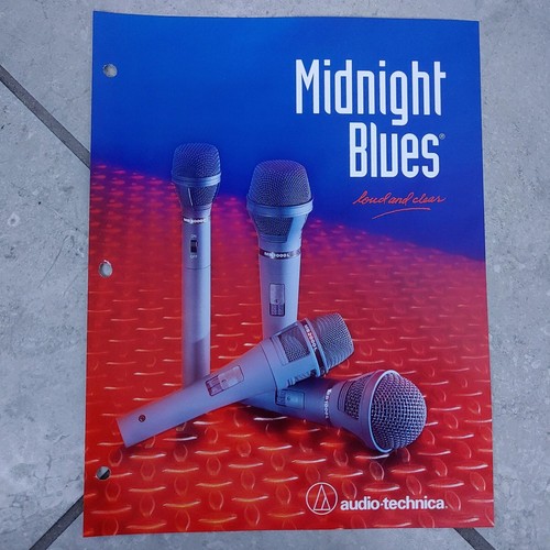 Audio-Technica Microphone MB4000c MB3000l MB2000L MB1000L Ad Brochure ...