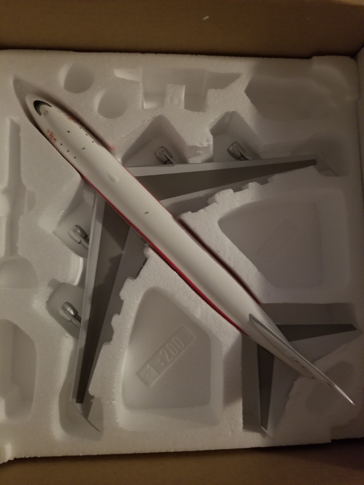 TWA Boeing 747-100 N93114 INFLIGHT Model Plane | eBay