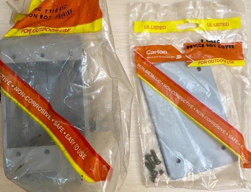 Carlon E981EF PVC Type FSC Junction Box w/ E980C Service Box Cover | eBay