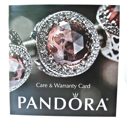 Pandora Care Card Instructions Authentic Pandora Booklet New | eBay