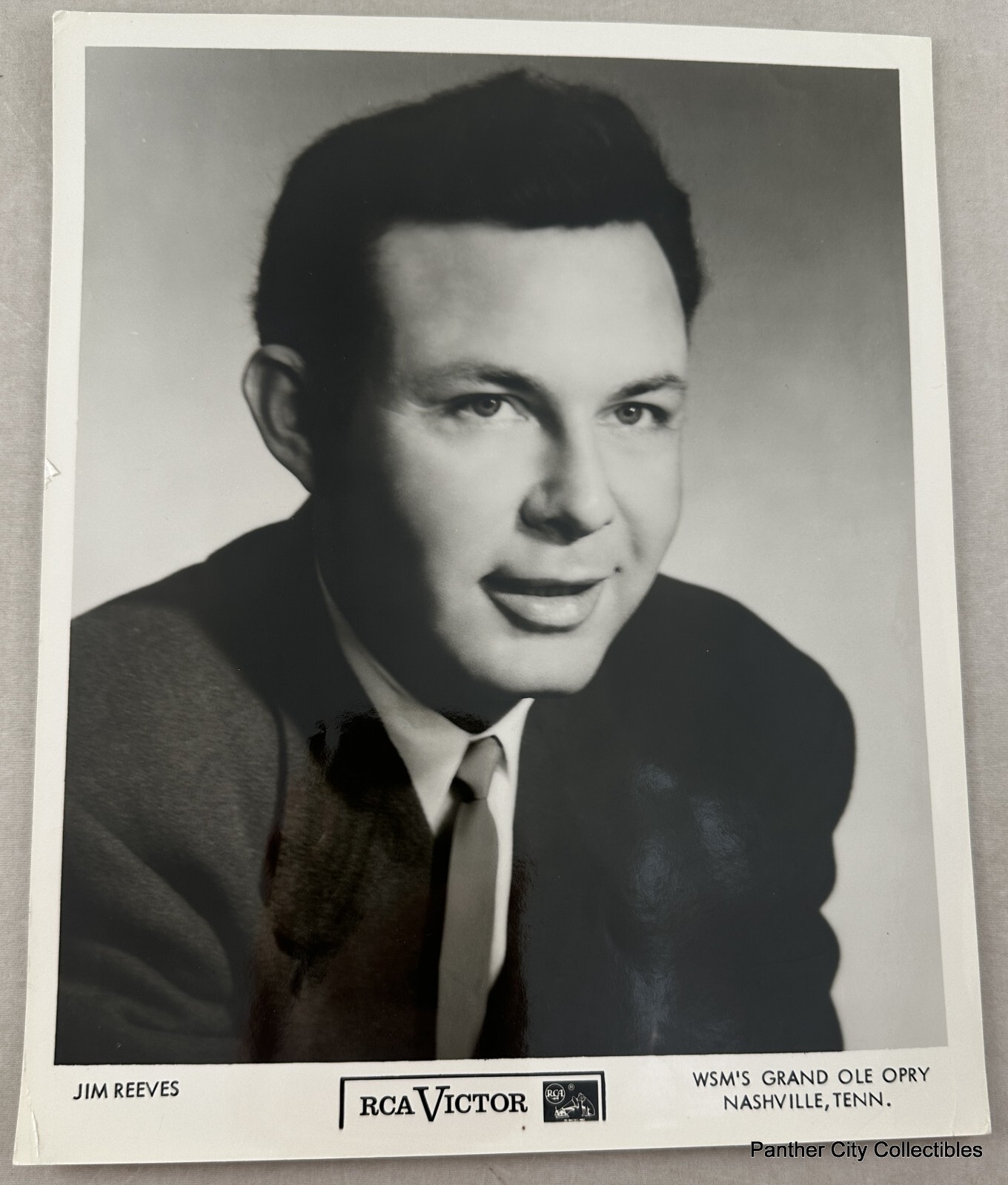 Rare Vintage Glossy Publicity Photo Jim Reeves RCA WSM Grand Ole Opry ...