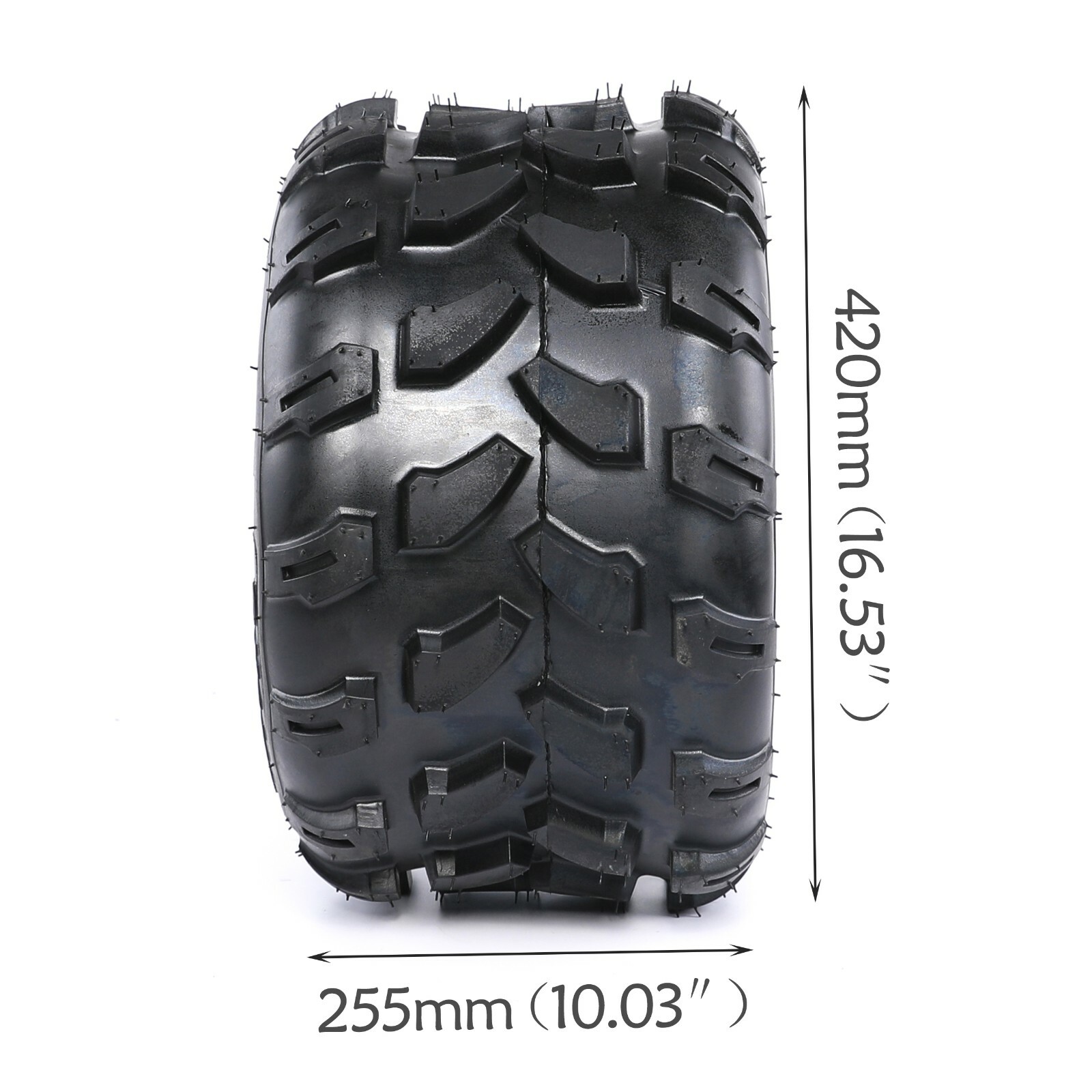 2PC 18x9.50-8 18x9.5-8 Rear Tyre for 8 inch Wheel Lawn Mower Go Kart ...