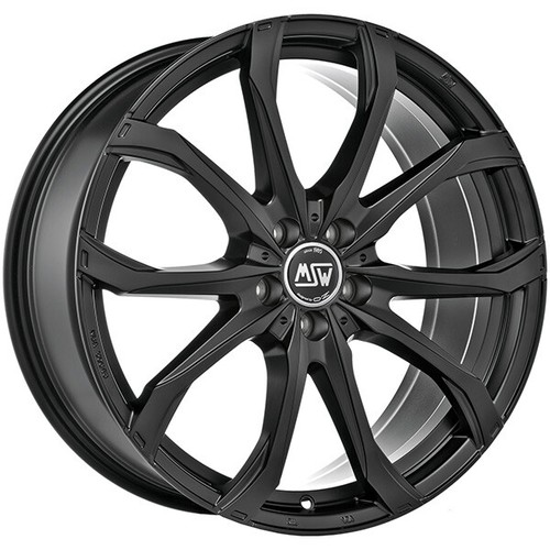 ALLOY WHEEL MSW MSW 48 FOR HONDA CIVIC 8X19 5X114.3 MATT BLACK R8Z ...