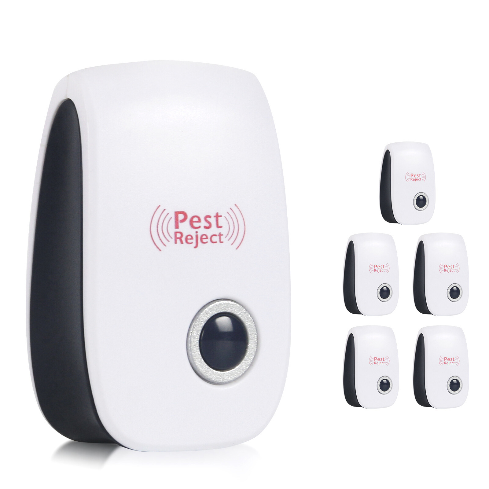 12PCS Pest Reject Pro Ultrasonic Mouse Repeller Home Bug Rat Defender ...