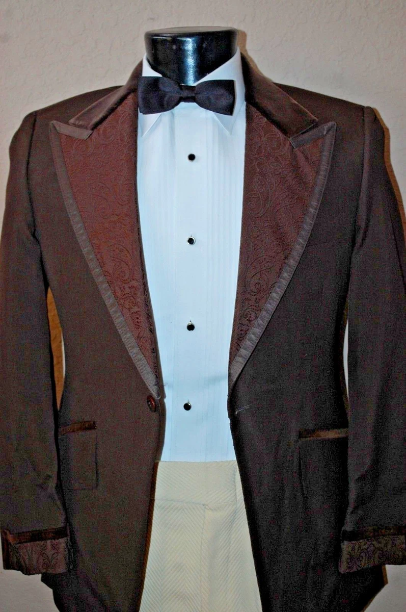 Coat And Tie For Prom Brown