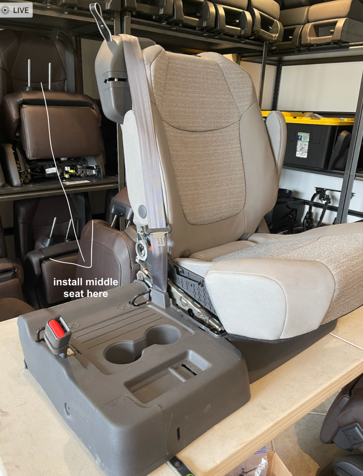 Middle Seat For Toyota Sienna