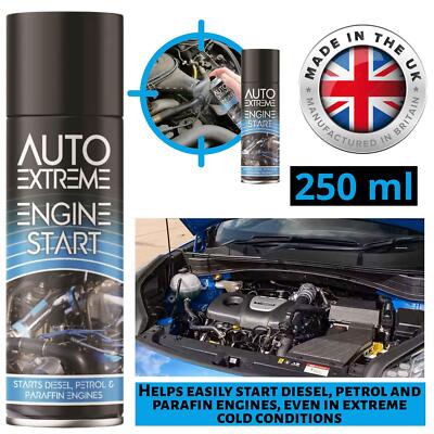 Heavy Duty Engine Start Spray 250ml Car Van Truck Petrol Diesel Easy ...