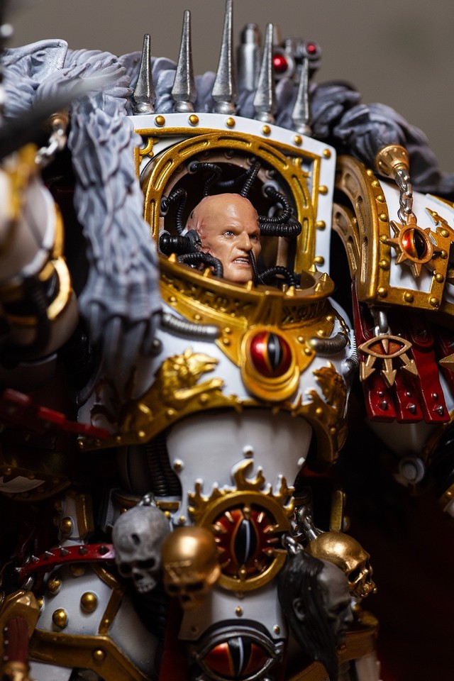 Joytoy Horus Lupercal Luna Wolves Primarch repaint 1/18 scale action ...