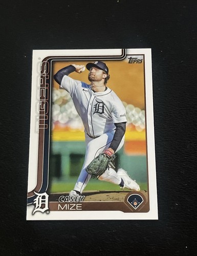 Casey Mize 2025 Topps Series 1 #315 Detroit Tigers Baseball Card | eBay