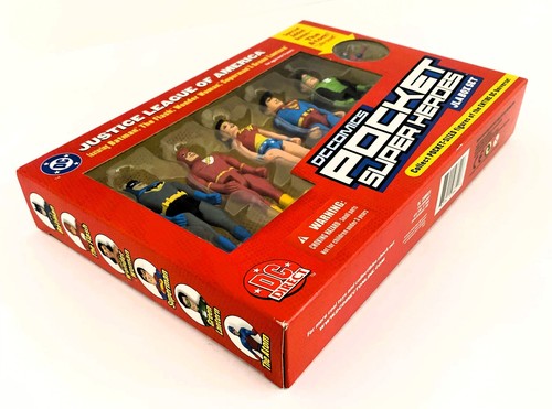 Justice League of America Batman Superman Pocket DC Super Heroes JLA ...