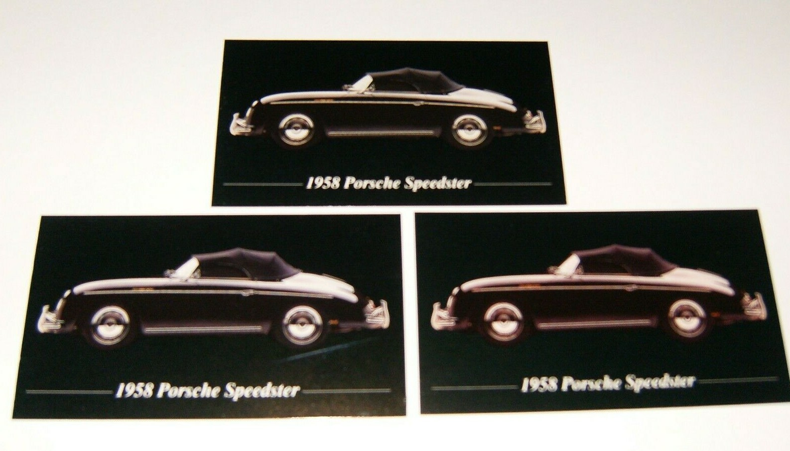 3-1958 PORSCHE SPEEDSTER PHOTO MAGNETS 58 57 56 55 54★★ | eBay