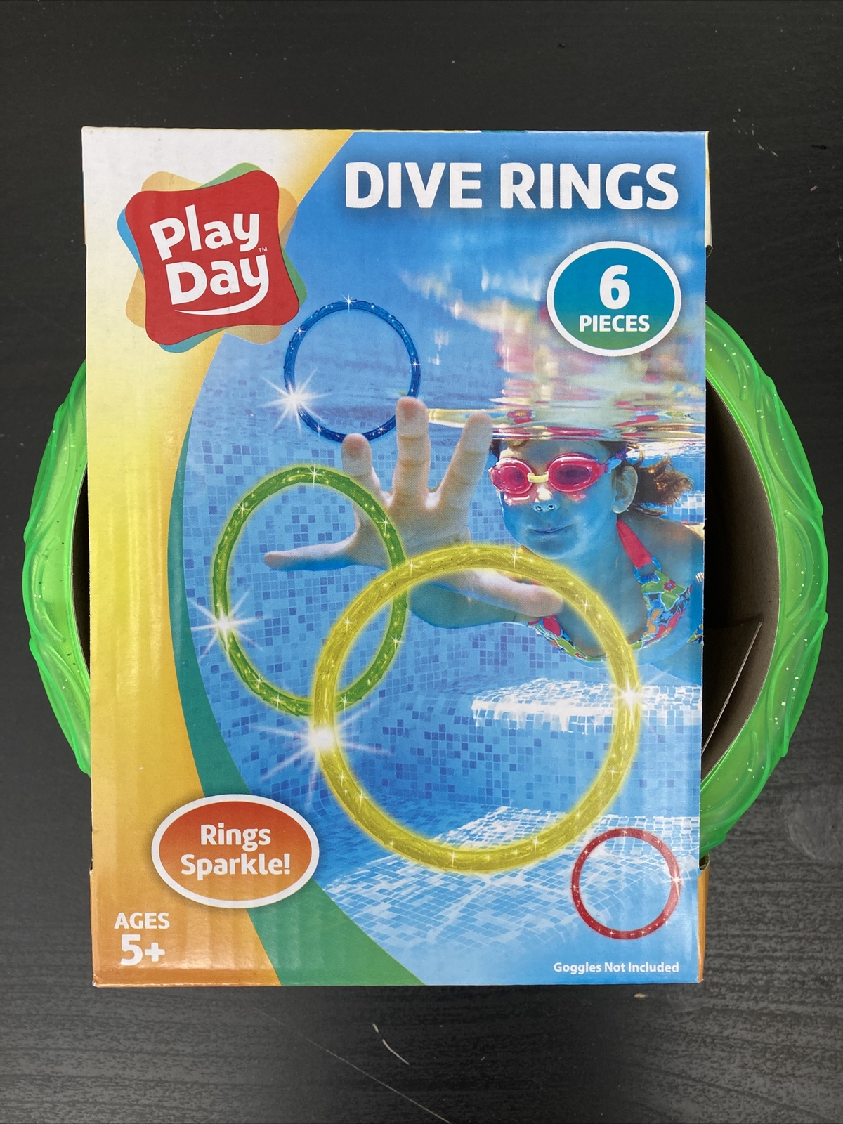 Play Day Dive Rings Pack of 6 Rings Sparkle Ages 5+ | eBay
