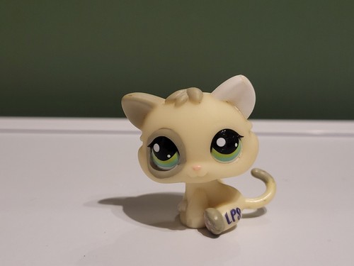 LPS #1035 LITTLEST PETSHOP ORIGINAL CHAT CAT AUTHENTIQUE CHATTON KITTEN ...