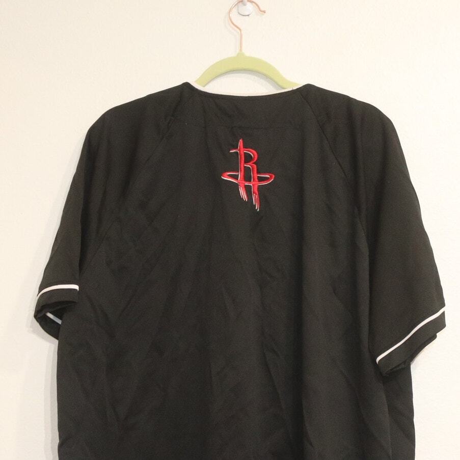 Ultra Game Houston Rockets Black Jersey Sz 2XL | eBay