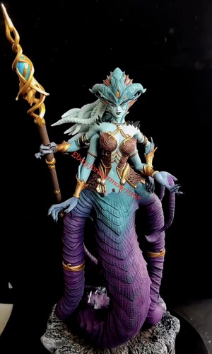 World of Warcraft Queen Azshara Statue Figure Resin Model Collectible ...