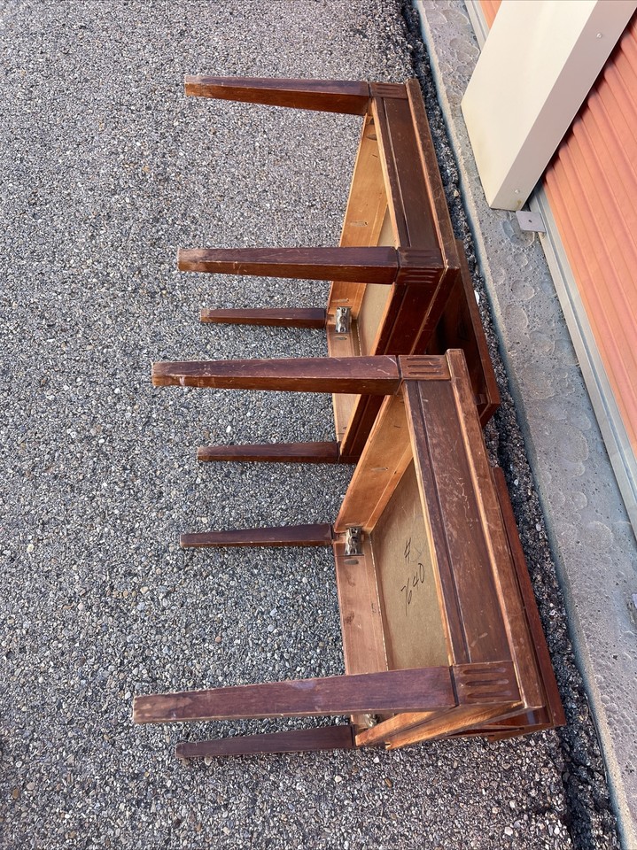 Pair Of Vintage Mersman End Table Genuine Mid Century Modern Tiered ...