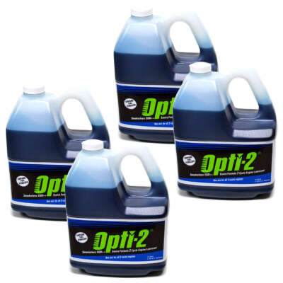 4PK Opti One Gallon Bottles 2 Cycle Engine Oil Mix Opti-2 Enviro 20044 ...