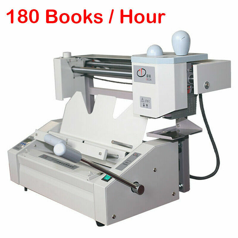 Upgraded Wireless 110V Hot Melt Glue Book Binder Perfect Binding ...