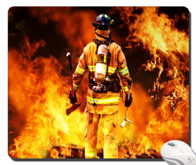 Firefighter Rescue Fire mousepad mouse pad laptop macbook pc | eBay
