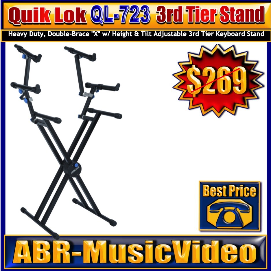 Quik Lok GS-438BK Guitar Stand | eBay
