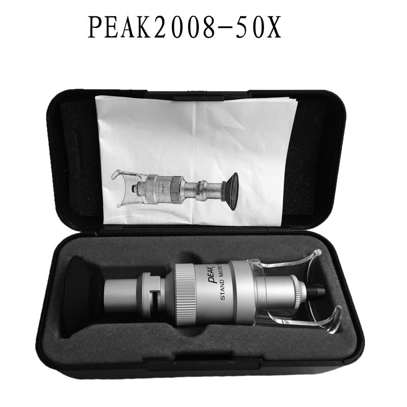 Original PEAK Stand Microscope 2008-50X Portable Loupe 50X With ...