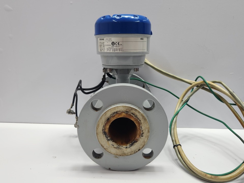 KROHNE OPTIFLUX 2000 ELECTROMAGNETIC FLOW SENSOR WITH IFC 100 SIGNAL ...