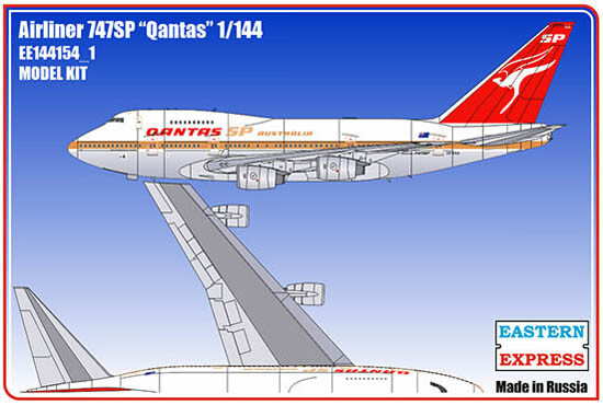 Eastern Express 1/144 Boeing 747SP RR Qantas Old livery Model Kit | eBay