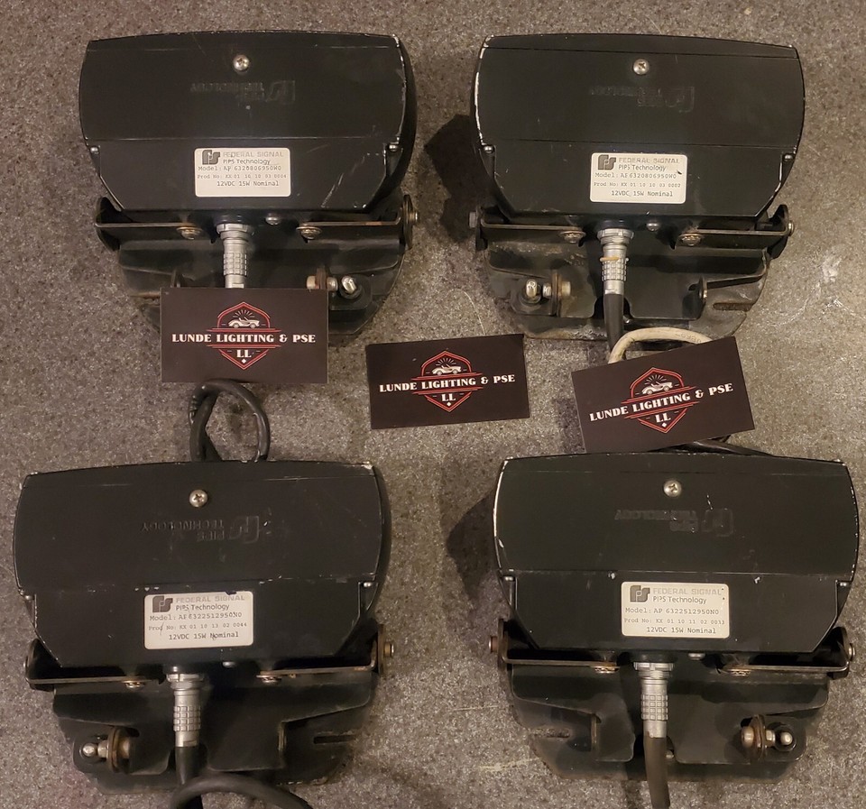 x4 3M Federal Signal License Plate Reader ALPR Recognition Cameras | eBay