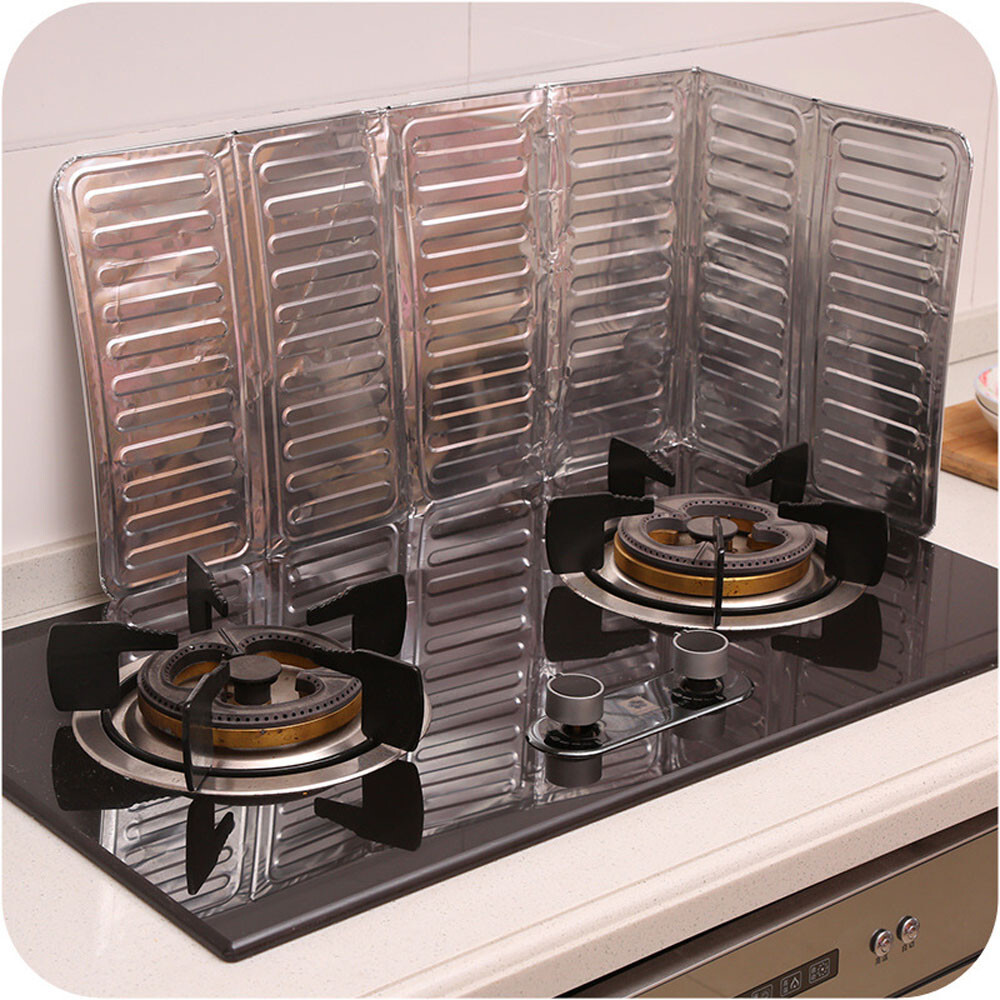 Kitchen Cooker Plate Deflector Plate Insulation Sheet Aluminum ...