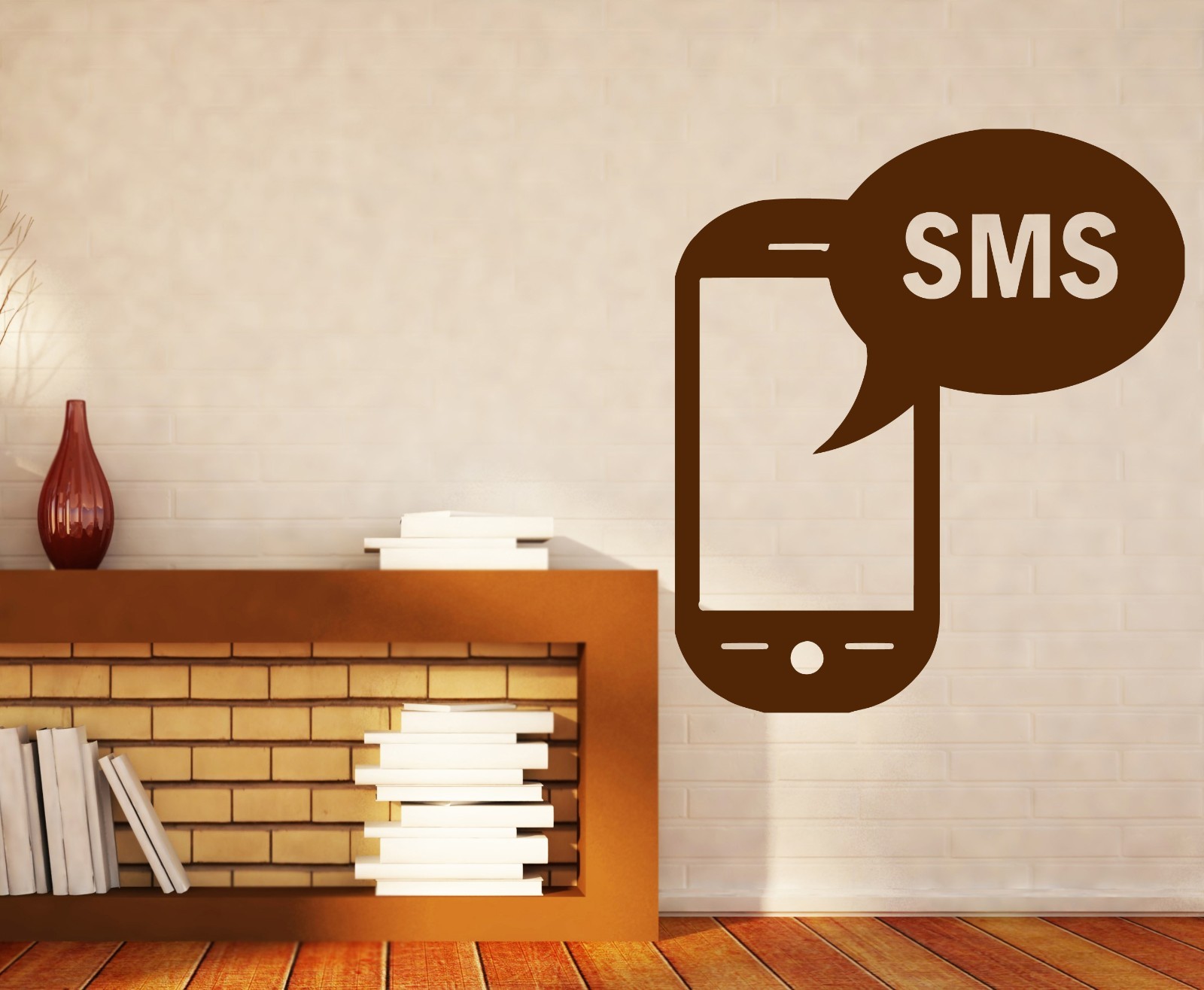 Wall Vinyl Sticker Decal Phone SMS Messages Communication Link (n411 ...