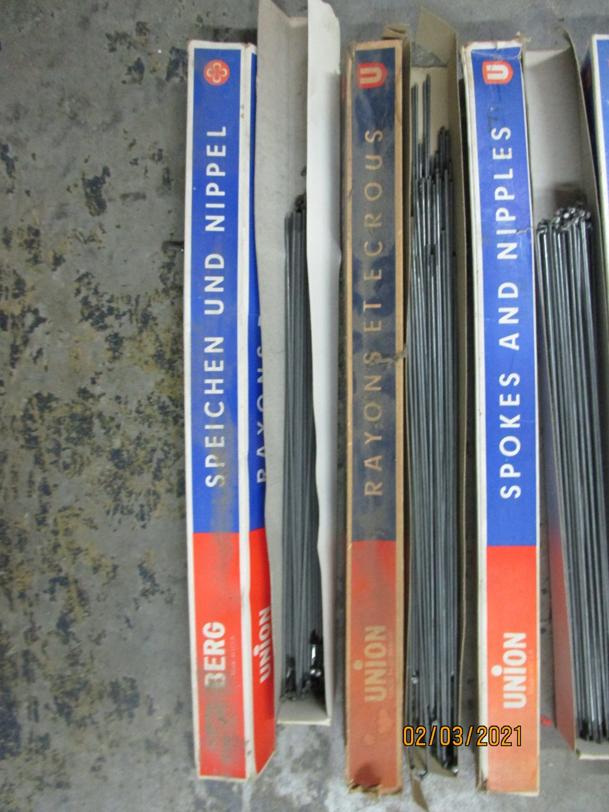 7 Boxes Berg Union & Bayard USA Bicycle Spokes 12 10 & 7 3/8" | eBay