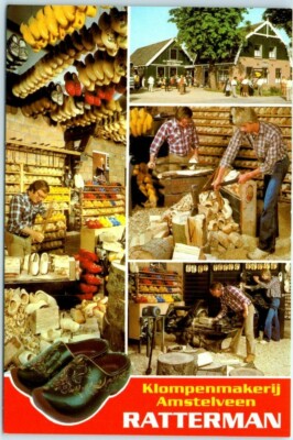 Postcard - Klompenmakerij Amstelveen Ratterman - Amstelveen ...