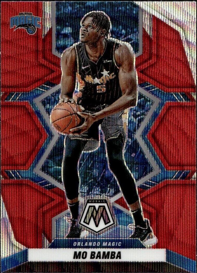 2021-22 Panini Mosaic - Mo Bamba #93 Red Wave Mosaic Prizm for sale ...