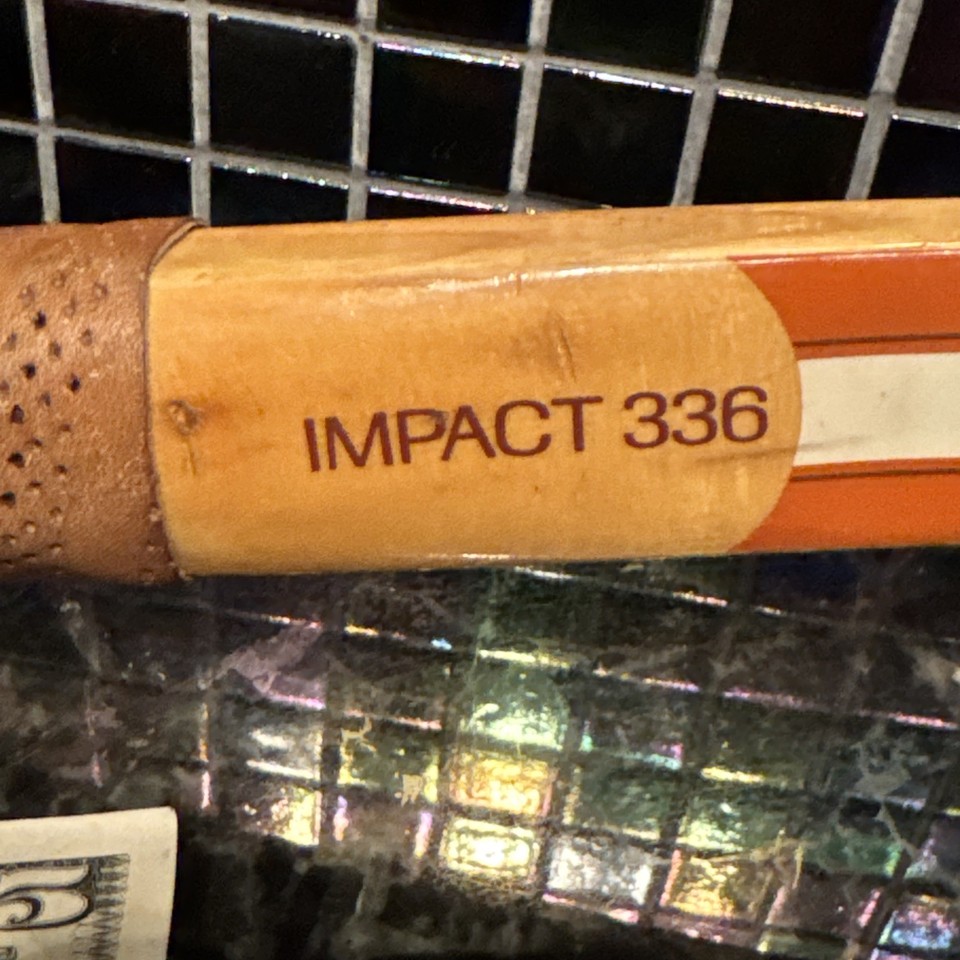 SPALDING - Vintage 1970s Rosie Casals Impact 336 Wood Tennis Racket ...