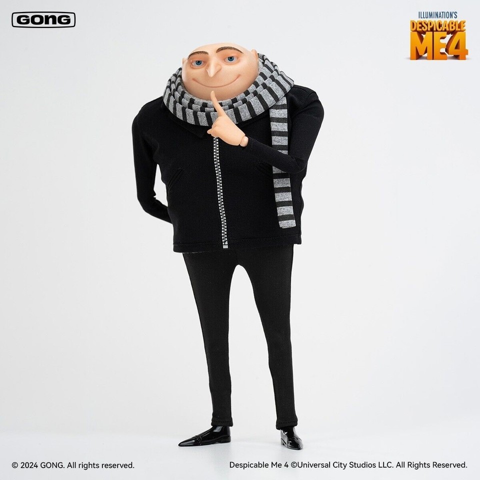 Original GONG Despicable Me Gru 1/8 Collectible Action Figure Model New ...