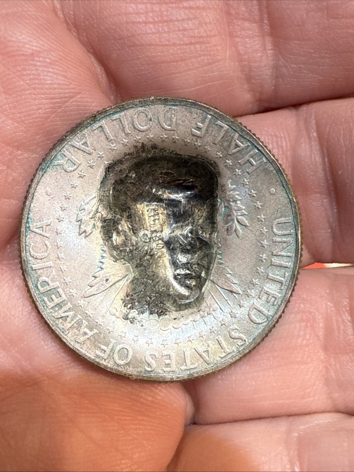Kennedy Half Dollar Silver 1965 Pop Out Repousse 3D Coin | eBay