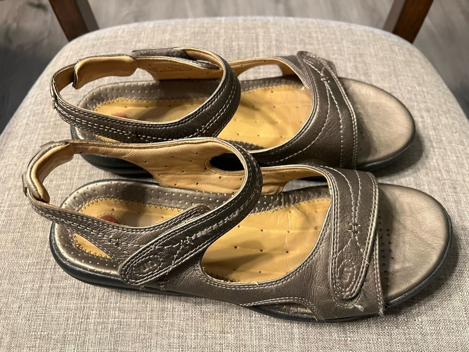 Clarks Structured Brown Sandals Women’s Size 9M | eBay