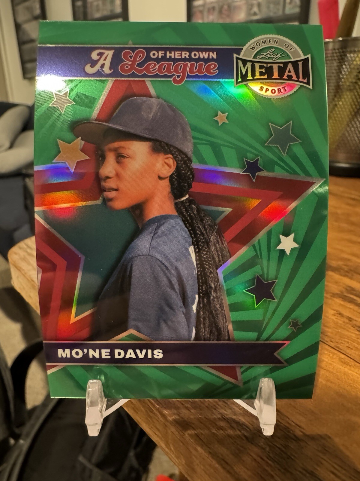 2025 Leaf Metal Women of Sport Mo’Ne Davis RC #1/1 A League of Her Own ...