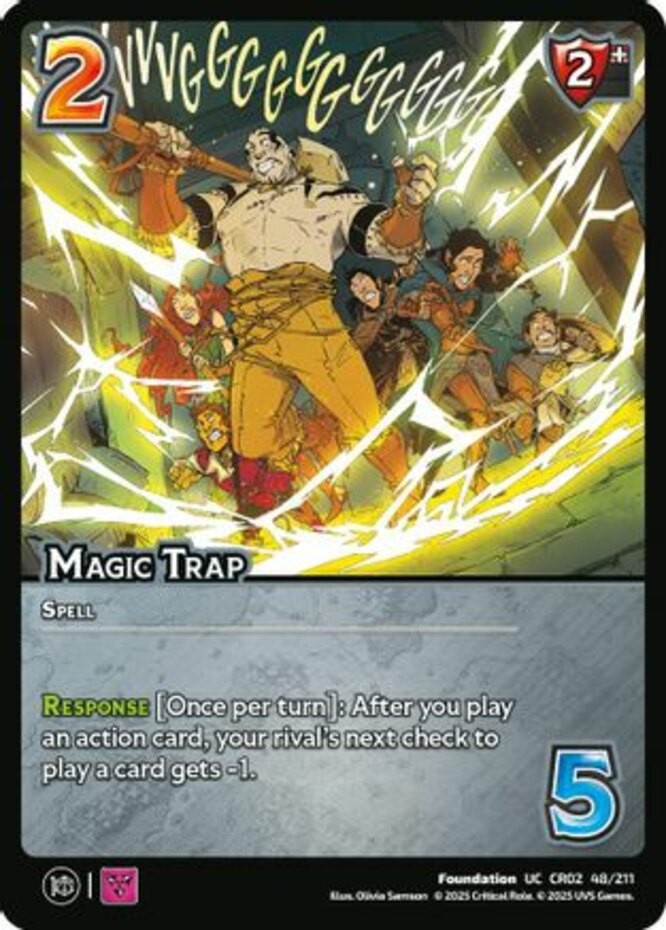 4X-Magic Trap - 48/211 - U-CR02-Heroes of Exandria-Universus | eBay