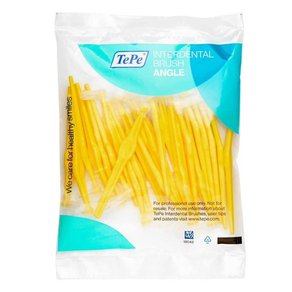 TePe Angle™ Interdental Brushes All colours/sizes (Packs of 6 or 24 ...