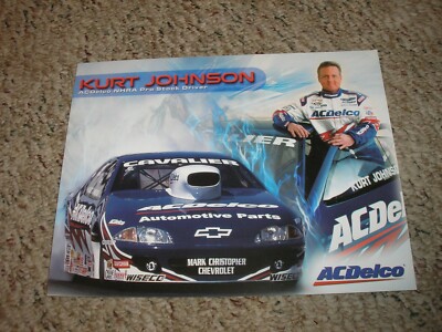NHRA 2004 Kurt Johnson Chevy Cavalier Pro Stock Drag Racing Handout ...