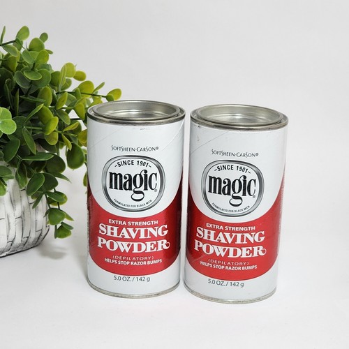 Softsheen Carson Magic Men Shaving Powder Extra Strength Fresh 5 oz ~ 2 ...
