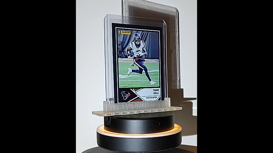 Tank Dell 2024 Panini NFL #69 Silver Foil Sticker Card Houston Texans ...