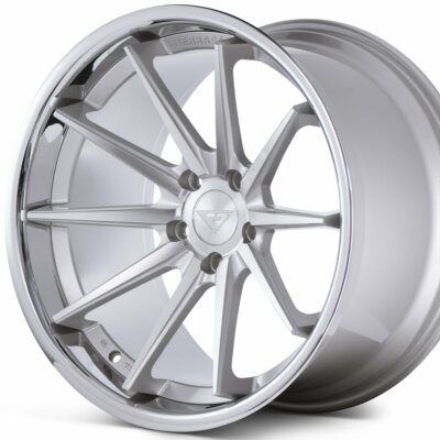 19" FERRADA FR4 19x9.5 19x10.5 SILVER CONCAVE WHEELS RIMS for CHEVY ...