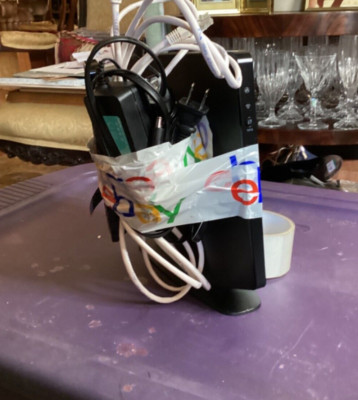 Verizon FIOS G1100 Quantum Gateway Wireless Router, Tv Remote, Power ...